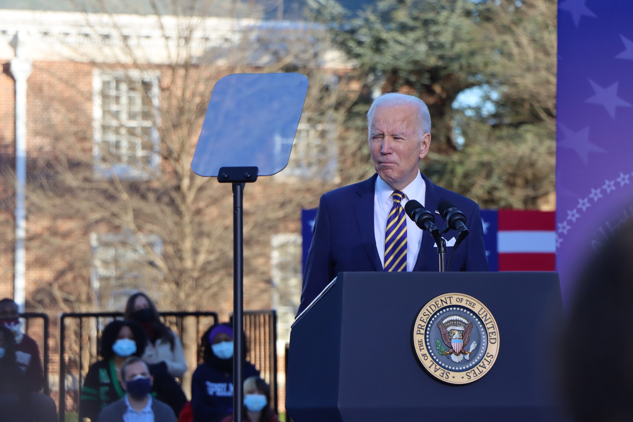Biden and Harris take firm stance on voting rights at AUC - The Atlanta ...
