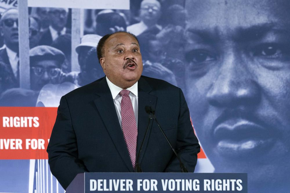 On MLK Day, King III implores Senate to act on voting rights - The ...