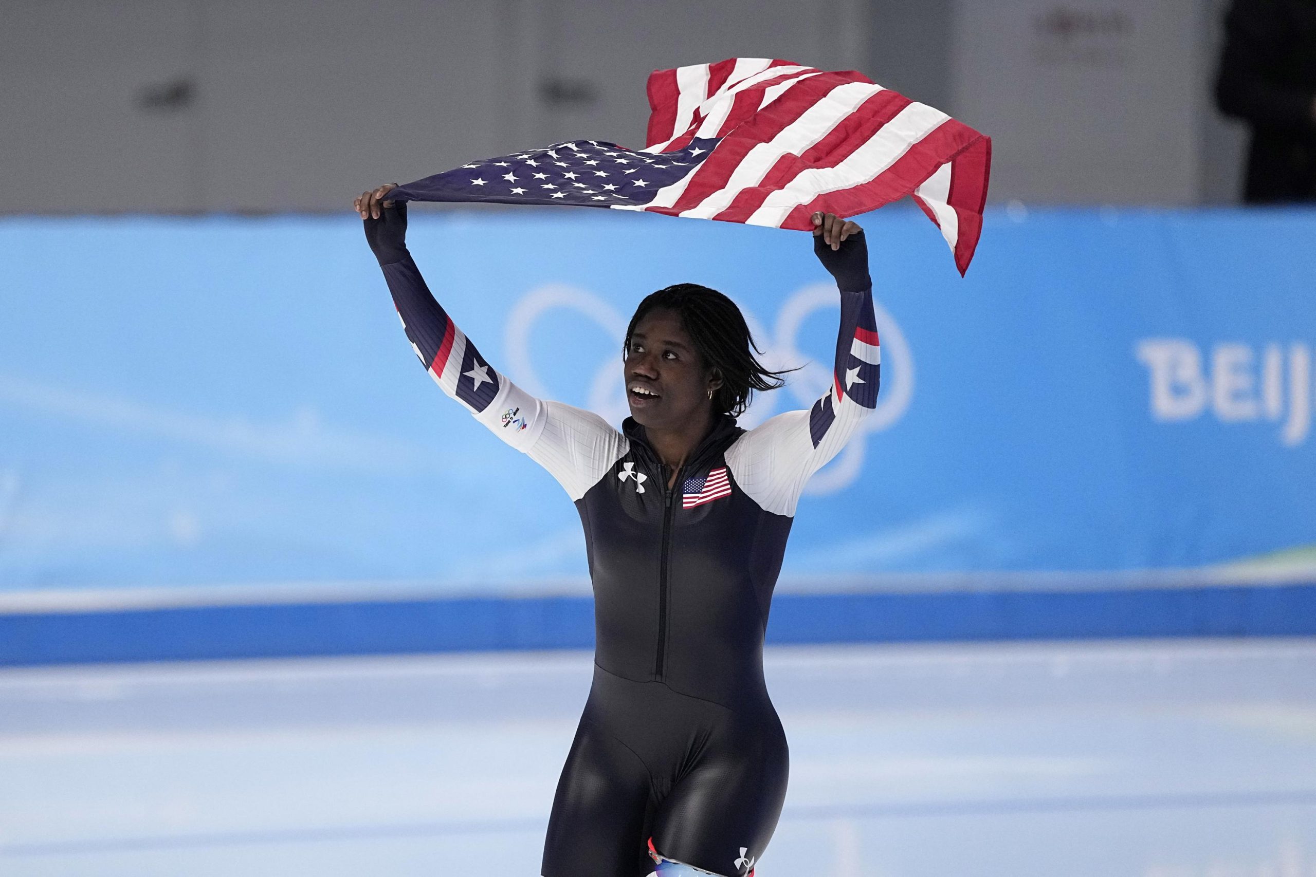 Golden moment: Jackson 1st Black woman speedskating medalist - The ...
