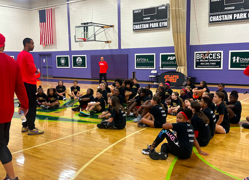 Atlanta Hawks Lady Ballers clinic kicks off fall break - The Atlanta Voice