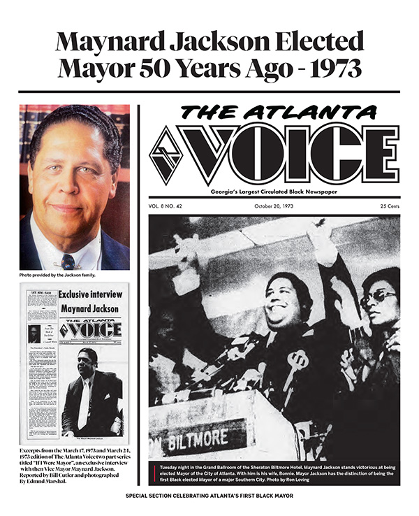 The Atlanta Voice - Honoring Maynard Jackson - The Atlanta Voice