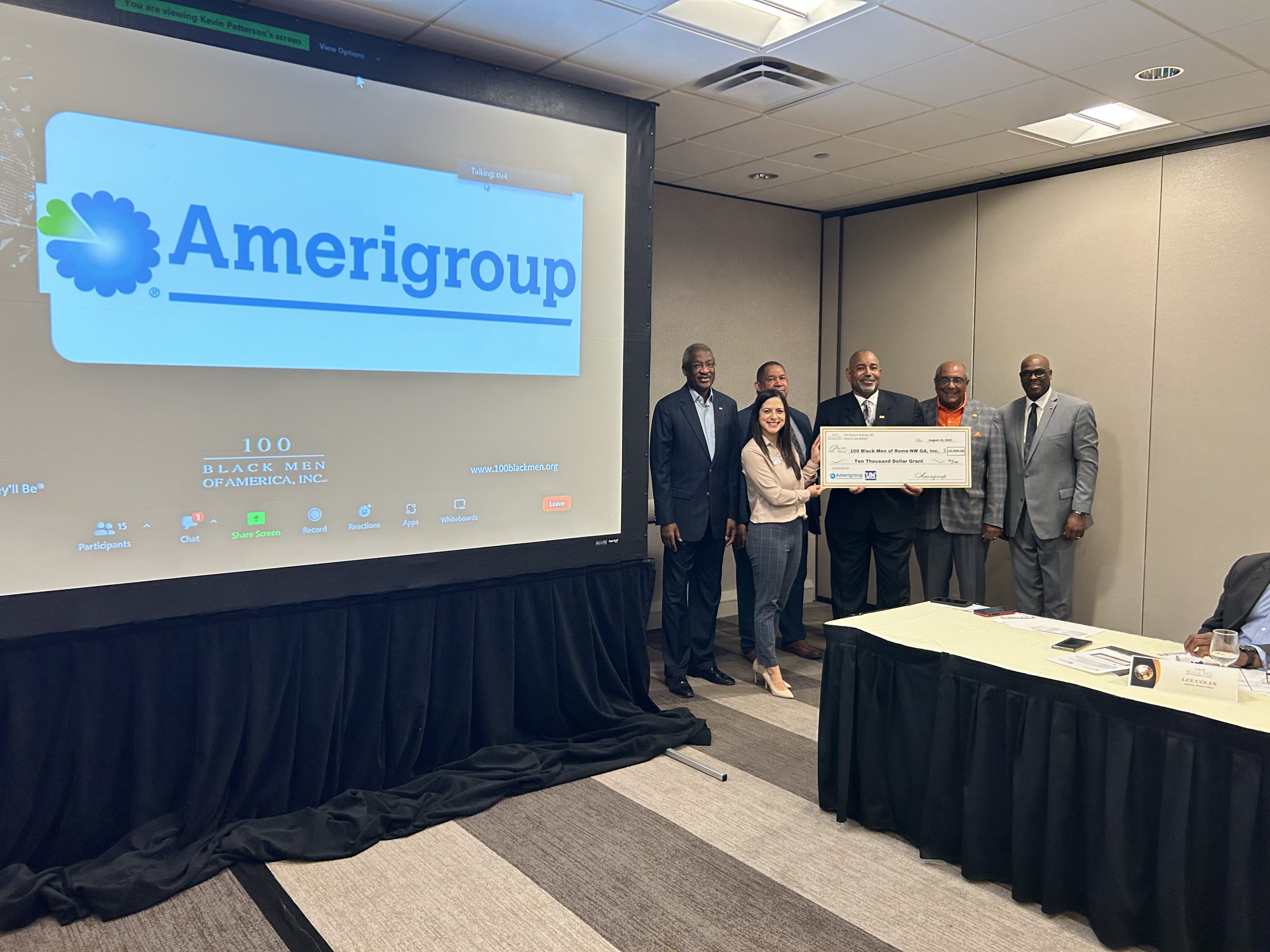Amerigroup donates $250k to 100Black Men of America - The Atlanta Voice