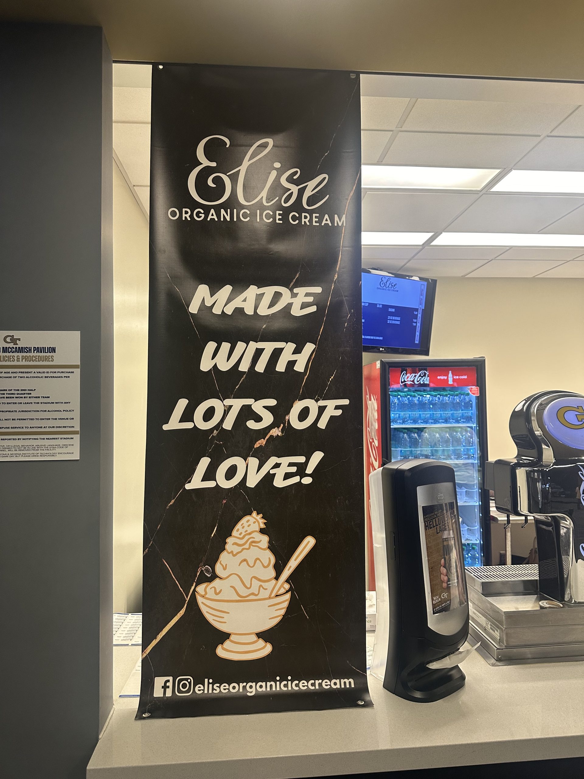 Elise Ice Cream: Healthy organic option at McCamish Pavilion - The ...